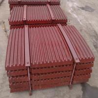 China High Manganese Steel Crusher Spare Parts Jaw Plate For Longer Lifespan for sale