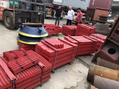 China High Manganese Steel Casting Crusher Spare Parts Movable Swing Fixed Jaw Plate for sale