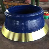 China Quarry Mining Cone Crusher Mantle And Concave Wear Resistant ISO9001 for sale