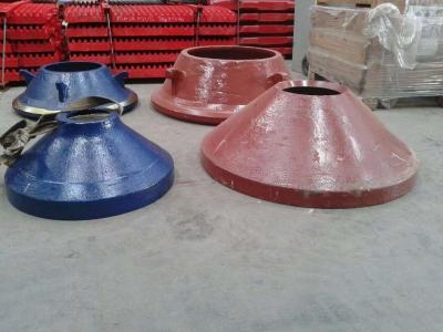 China Cone Crusher Spare Parts And Wear Parts Concave Mantle for sale