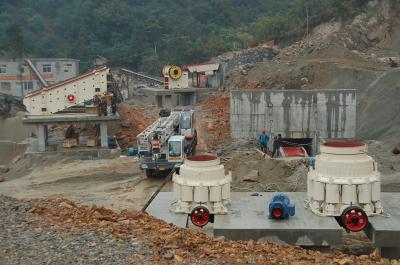 China AC Motor Quarry Mining Stone Crushing Plant 350tph TONGHUI for sale