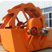 China Quality Muddy Sand Gravel Bucket Wheel Sand Washer With AC Motor for sale