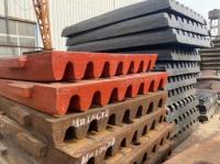 China High Manganese Steel Casting Crusher Spare Parts Movable Swing Fixed Jaw Plate for sale