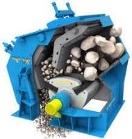 China Slag Stone Vertical Shaft Fine Impact Hammer Crusher 30 - 500tph for sale