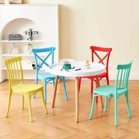 China Stacking Small Kids Plastic Chair Black Red Childrens Kids Plastic Chair for sale