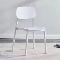 China Hotel Dining Furniture Stackable Chairs Custom Colors Nordic Design for Modern Dining Room for sale
