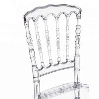 China High Back Transparent Resin Chiavari Chair Nepoleon Crystal Chiavari Chairs for sale
