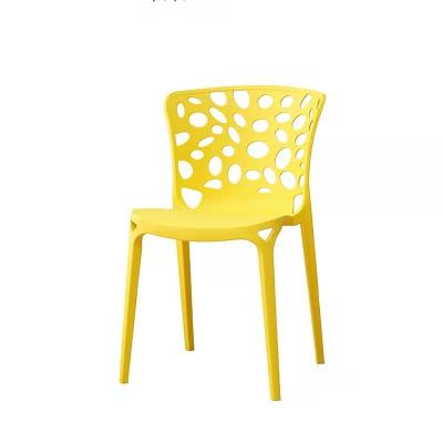 China Loading Ability of 840pcs/40HQ Full PP Plastic Restaurant Dining Chairs with OEM Colors for sale