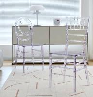 China Transparent Resin Phoenix Chair Clear Plastic Hotel Acrylic Wedding Chair for sale