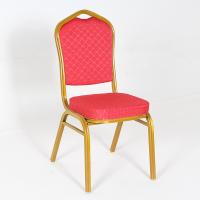 China Purple Crown Back Stacking Banquet Chair H94CM Commercial Banquet Chairs for sale