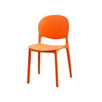 China Modern Stackable Full PP Plastic Dining Chairs in Popular Colorful Design Style for Kitchen for sale