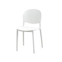 China Modern Stackable Full PP Plastic Dining Chairs in Popular Colorful Design Style for Kitchen for sale