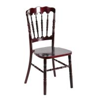 China Wooden Chaise Mariage Napoleon Chairs Wedding Hotel Banquet Chair for sale