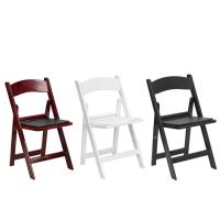 China Padded Foldable Plastic Chairs Resin Plastic Fold Up Chairs 690pcs/20ft Loading for sale