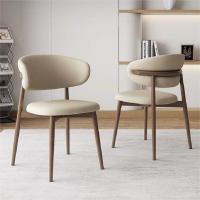 China PU Wood And Leather Dining Chair Antique Wooden Restaurant Chairs for sale
