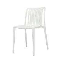China L Shape Plastic Patio Dining Chairs Olive Polypropylene Outdoor Dining Chairs for sale