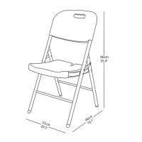 China HDPE Plastic Folding Chairs Outdoor White Folding Chairs Plastic Customized for sale