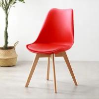 China OEM Black Dining Chairs Plastic Mid Century Molded Plastic Chair Customized for sale