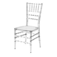 China White Plastic Chiavari Chairs Modern Banquet Chairs Hotel Furniture for sale
