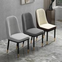 China Italian Style Colorful Upholstered Parsons Chairs PU Leather For Home Restaurant for sale