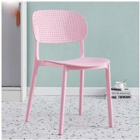 China Home Simple Easy Stool Back Desk Negotiation Chair Nordic Plastic Dining Chair for Network Red Restaurant Table Chair Ins for sale