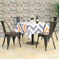 China Cafe Tolix Style Dining Chairs Tolix Side Chair Stackable Metal Dining Chair for sale