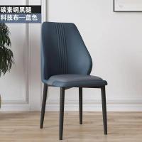 China Custom Upholstered Dining Chairs Orange Indoor Leather Upholstered Dining Chair for sale
