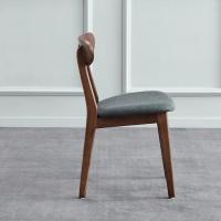 China Traditional Dark Brown Wood Dining Chairs For Kitchen And Restaurant for sale