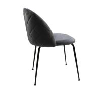 China Soft Velvet Upholstered High Back Armless Chairs for Modern Restaurant Seating for sale