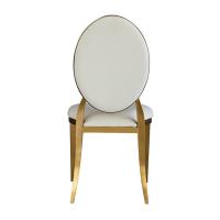 China Aluminum Gold Banquet Chairs White Ballroom Chairs Customized for sale