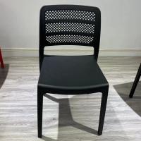 China Specific Dining Chair Simple Style Stacking PP Plastic Chair OEM Colors 55*46*45*86cm for Dining Room for sale