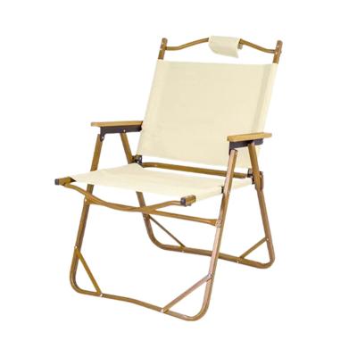 China Outdoor folding chair camping chair Kermit chair square tube bold leisure seat portable camping chair for sale