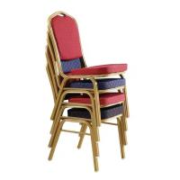 China Hotel Furniture Stackable Metal Chairs For Banquet Restaurant And Home Dining Area for sale