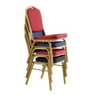 China Hotel Furniture Stackable Metal Chairs For Banquet Restaurant And Home Dining Area for sale