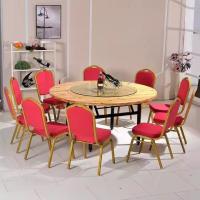 China Stackable Gold Metal Iron Wedding Banquet Hall Hotel Chairs For Event Hotel for sale