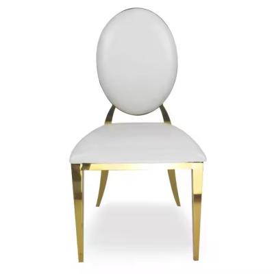China Metal Round Back Cushion Seat Banquet Chairs For Wedding Events At Hotels Restaurants for sale