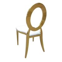 China Metal Round Back Cushion Seat Banquet Chairs For Wedding Events At Hotels Restaurants for sale