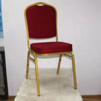 China Metal Frame Hotel Banquet Chairs For Party Wedding Steel Thickness 0.6-1.2mm Specific Hotel Chair Fabric Seat for sale