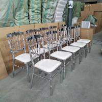 China Luxury Metal Wedding Party Chair For Events Durable Napoleon Decor for sale