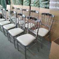 China Stacked Napoleon Events Decor Party Chairs Metal Hotel Wedding Party Events Chairs for sale