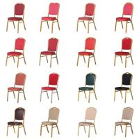 China Hotel Banquet Furniture Upholstered Blue Event Party Chairs With Optional Fabric Back And Seat for sale