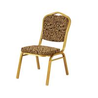 China Customized Metal Legs Hall Chairs Stackable Fabric Wedding Hotel Banquet Chair for sale