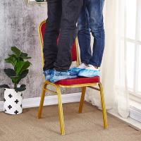 China Modern Comfortable Restaurant Stackable Velvet Fabric Hotel Banquet Chairs for sale