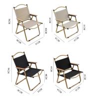 China Outdoor Folding Camping Chair Kermit Style Square Tube Bold Leisure Seat Portable Foldable for sale