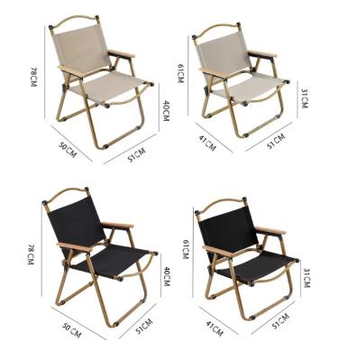 China Outdoor Folding Camping Chair Kermit Style Square Tube Bold Leisure Seat Portable Foldable for sale