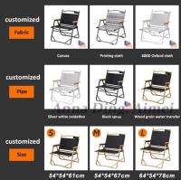 China Outdoor Folding Camping Chair Kermit Style Square Tube Bold Leisure Seat Portable Foldable for sale