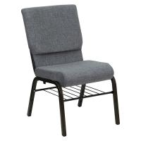 China Stackable Church Chair Metal Interlocking Padded for Auditorium Conference Event for sale