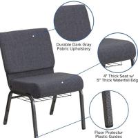 China Metal Stackable Padded Connecting Modern Church Chair For Theater for sale