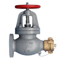 China Marine Cast Iron Globe Hose Valve JIS F7333A 5K/10K WITH COUPLINGS for sale