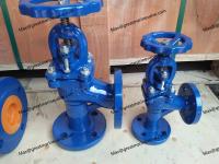China DIN Cast Iron Flanged ANGLE  Valve .ANGLE CHECK PN6/10/16/25/40/64 Face to face as per DIN3202F1  as per DIN2533 for sale